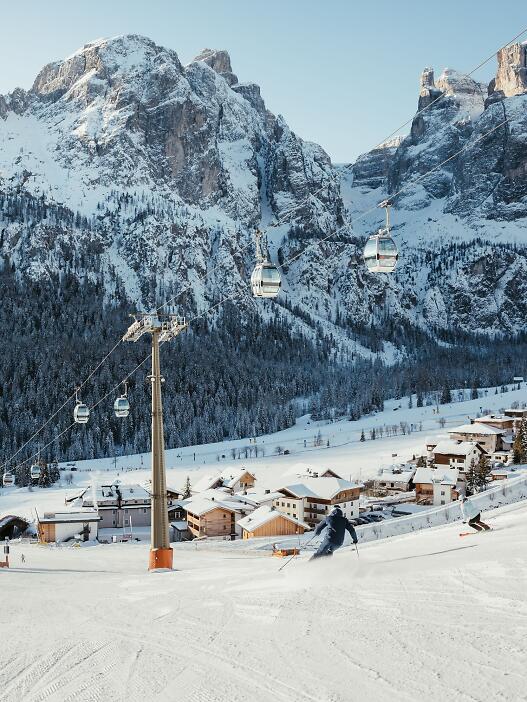 Alta Badia in den Dolomiten: Skifahren und träumen im Parallelschwung